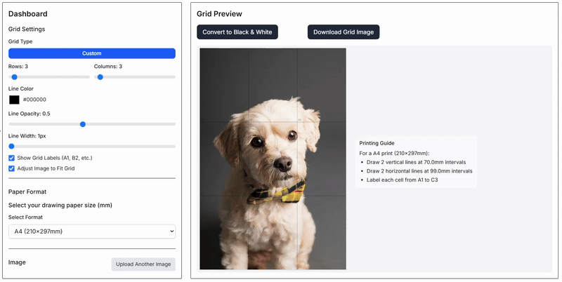 Free Online Grid Maker for Artists | Drawing Grid Generator Tool ...